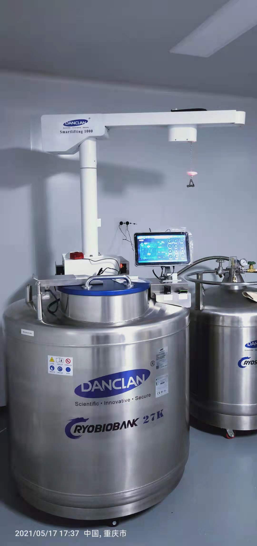 Danclan Vapor Phase Cryobiobank Series Liquid Nitrogen Tank - Danclan Biotech